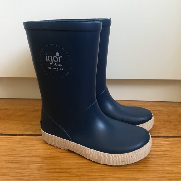 Igor | Shoes | Igor Rain Boots Splash Nautico Blue Made In Spain | Poshmark